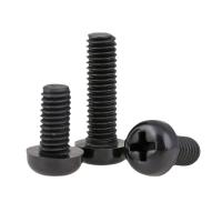 China 100% Inspection Before Shipment Metric Measurement System PA66 Nylon Pan Head Machine Screw with Cross Recessed Phillips for sale