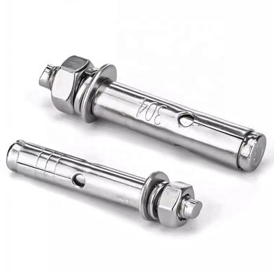 China 304 316 316L Stainless Steel Anchor Bolts Polished Finish Hex Head Customized Size for sale