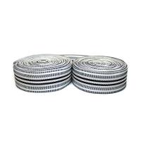 China Intercolor Stripe Polyester Webbing 3.1cm Pp Webbing Tape For Trousers Waist Band for sale