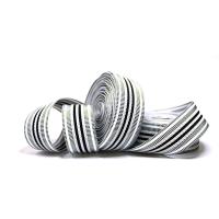 China Intercolor Stripe Polyester Webbing 3.1cm Pp Webbing Tape For Trousers Waist Band for sale