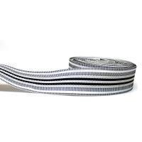 China Intercolor Stripe Polyester Webbing 3.1cm Pp Webbing Tape For Trousers Waist Band for sale