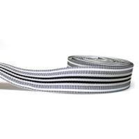 China Intercolor Stripe Polyester Webbing 3.1cm Pp Webbing Tape For Trousers Waist Band for sale