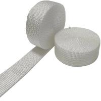 China 32mm Polyester Luggage Webbing White Polyester Ratchet Straps for sale