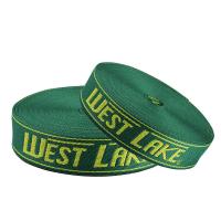 China Green Polyester Webbing Tape PP Ribbon On Nylon Webbing For Bags for sale