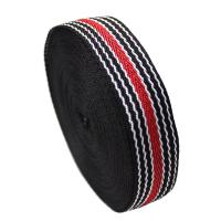 China 25mm Polyester Seat Belt Webbing Car Nylon Seatbelt Webbing Knitted for sale