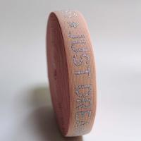 China Glitter Metallic Elastic Band 1cm 2cm Width Jacquard Elastic Band for sale