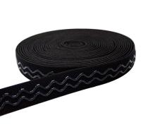 China 10mm-65mm Width Anti Slip Webbing Spandex Silicone Elastic Band for sale
