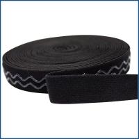China 10mm-65mm Width Anti Slip Webbing Spandex Silicone Elastic Band for sale