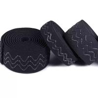 China 10mm-65mm Width Anti Slip Webbing Spandex Silicone Elastic Band for sale