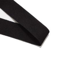 China 3.5cm Black Elastic Webbing High Tenacity Woven Polyester Elastic Band for sale