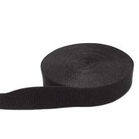 China 3.5cm Black Elastic Webbing High Tenacity Woven Polyester Elastic Band for sale