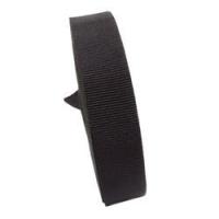 China 3.5cm Black Elastic Webbing High Tenacity Woven Polyester Elastic Band for sale