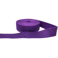 China Woven 40mm Metallic Waistband Elastic Purple Silver Glitter Elastic for sale