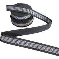 China Woven Rubber Non Slip Elastic Band For Sports Fitness Resistance for sale