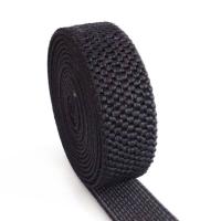 China Sublimation 50mm Elastic Band 5cm Soft Knit Elastic Polyester Grey for sale