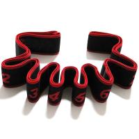 China Latex 40mm Jacquard Elastic Webbing Stretch Resistance Yoga Elastic Band for sale