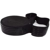 China Flat Striped Fold Over Elastic Band Nylon Webbing 3.5cm Width for sale