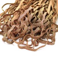 China Knitted 3mm-10mm Braided Elastic Cord Double Fold Bias Tape Quilt Binding for sale