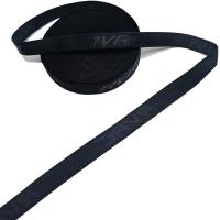 China Folding Embossed Elastic Band 10mm Polyester Webbing Tape Colorful for sale