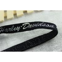 China Black 20mm Jacquard Elastic Webbing Polyester Rubber Elastic For Dress for sale