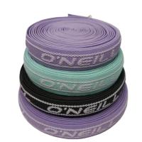 China Width 2cm Metallic Webbing Anti Slip Elastic Band Knitted Green for sale
