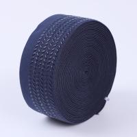 China 50mm Anti Slip Webbing Transparent Silicone Elastic Gripper Tape for sale