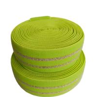 China Glitter Lurex Elastic Band 3cm Spandex Nylon Webbing Pantone Color for sale
