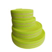China Glitter Lurex Elastic Band 3cm Spandex Nylon Webbing Pantone Color for sale