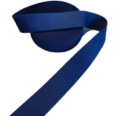China Plain Polyester Custom Color Woven Elastic Webbing for Waistband for sale
