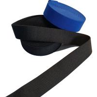 China Plain Polyester Custom Color Woven Elastic Webbing for Waistband for sale