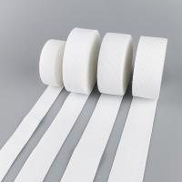 China White Knitted Elastic Band 2 Inch Knit Elastic Knitting Elastic Fabric for sale
