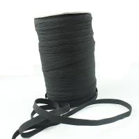 China 1.5cm Shiny Braided Elastic Band Fold Over Elastic Binding Bias Tape for sale