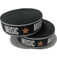 China 40m Roll Printed Elastic Bands 3.5cm Picot Elastic For Underwear for sale