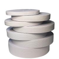 China White Textile Polyester Webbing 25mm Knitted Elastic Webbing For Garment for sale