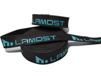 China Polyester Nylon 1 Inch 25mm Silicone Gripper Elastic For Clothing for sale