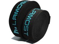 China Polyester Nylon 1 Inch 25mm Silicone Gripper Elastic For Clothing for sale