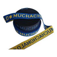 China 10mm-65mm Jacquard Elastic Webbing Pantone Spandex Elastic Band for sale