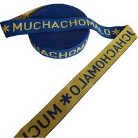 China 10mm-65mm Jacquard Elastic Webbing Pantone Spandex Elastic Band for sale