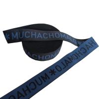 China 10mm-65mm Jacquard Elastic Webbing Pantone Spandex Elastic Band for sale