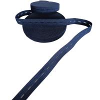 China 4.5cm Polyester Buttonhole Elastic 45mm Waistband Elastic With Buttonholes for sale
