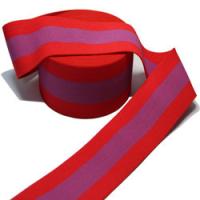 China Rubber Nylon Elastic Webbing 50mm Width Soft Knit Elastic Tape for sale