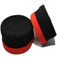 China Width 5.7cm Rubber Polyester Elastic Webbing 57mm Recycled Polyester Webbing for sale