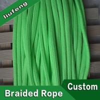 China 10mm 3/8 100 Polyester Braided Flat Shoe Laces Dark Blue Yellow Green for sale