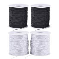 China Polyester 1mm Stringing Elastic Cord / 1mm Elastic Cord For Bracelets for sale