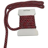 China 9mm Solid Braid Polyester Rope Red Polyester Rope High Tenacity for sale