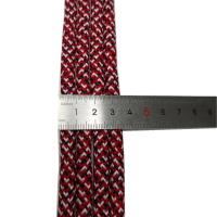 China 9mm Solid Braid Polyester Rope Red Polyester Rope High Tenacity for sale