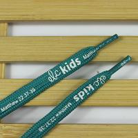 China Green 10mm Drawstring Cord For Hoodie 1cm Flat Cord Drawstring for sale