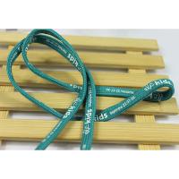 China Green 10mm Drawstring Cord For Hoodie 1cm Flat Cord Drawstring for sale