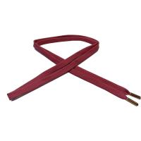 China Black Red Polyester Cord Shoe Laces With Metal Tips Custom Made for sale