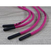 China Rose 100% Nylon Bungee Cord Jacquard Elastic Rope Cord Sustainable for sale